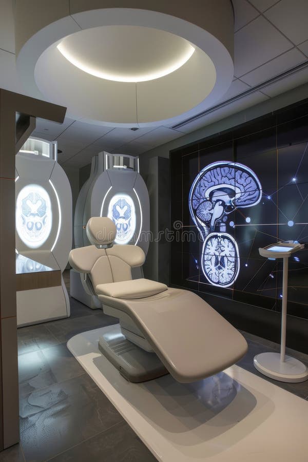 Modern Diagnostic Center with Neural Imaging and Interactive Brain ...