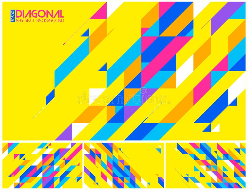 Modern Diagonal Abstract Background Stock Vector - Illustration of ...