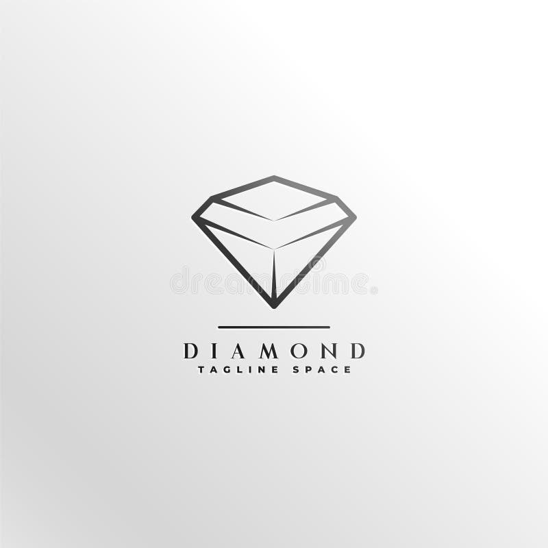 Modern Diamond Gem Logotype Design Template Vector Illustration Stock ...