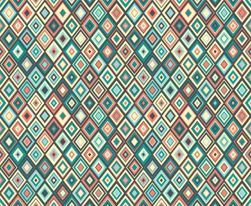Modern Diamond. Geometric Seamless Pattern, Texture for Textile Print ...