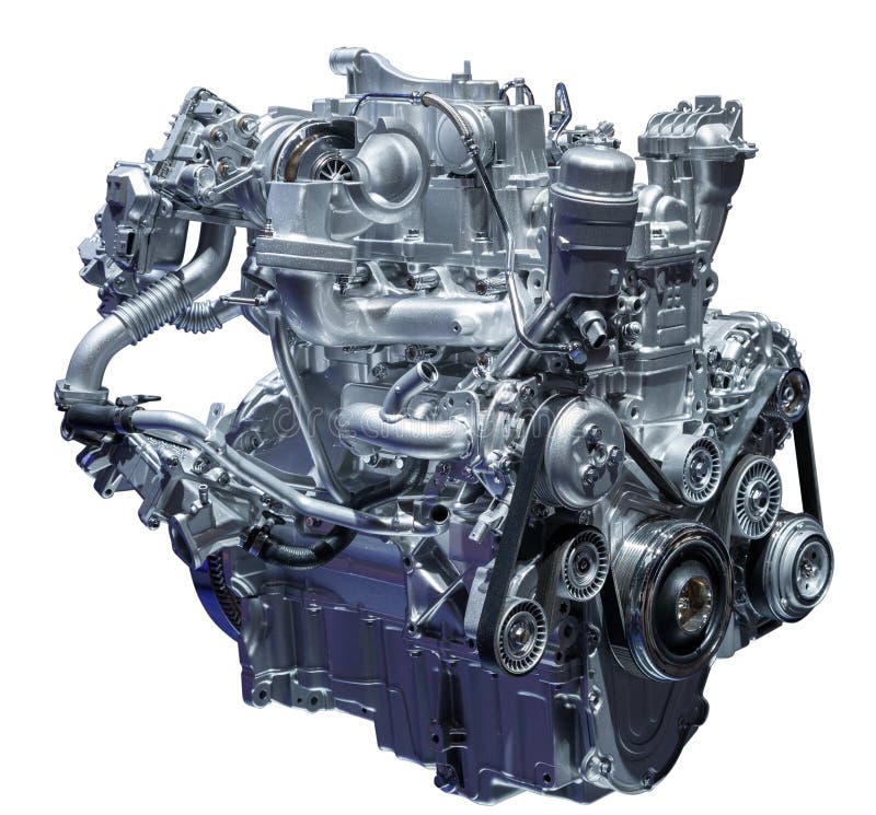 Modern Turbo Diesel Truck Engine Stock Photo - Image of block, machine ...