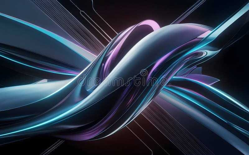 Modern Digital Abstract 3D Background. Can Be Used in the Description ...