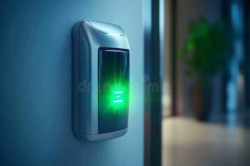 Modern Digital Access Control System Illuminated WallMounted ...
