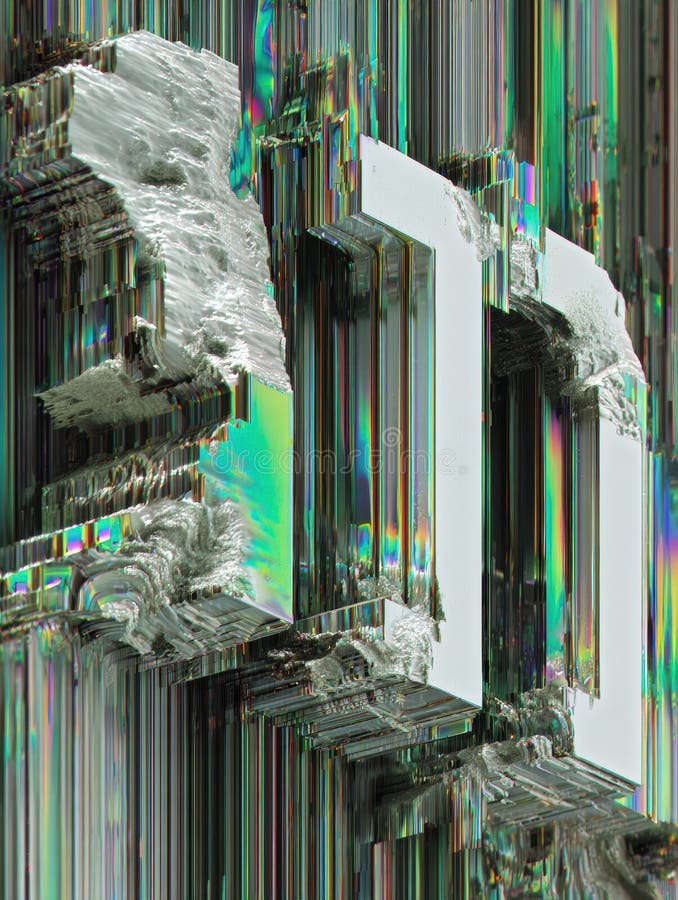 Abstract Digital Art Featuring Vibrant Colors Distorted Patterns Stock ...