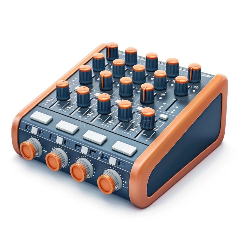 Compact Audio Mixer Studio Console: Modern Music Production Equipment ...