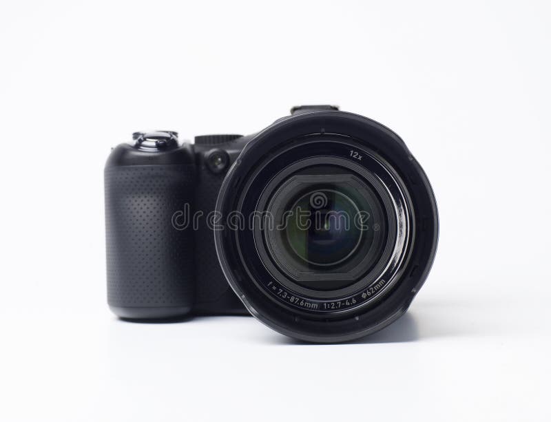 Modern digital camera stock image. Image of technological - 9326799