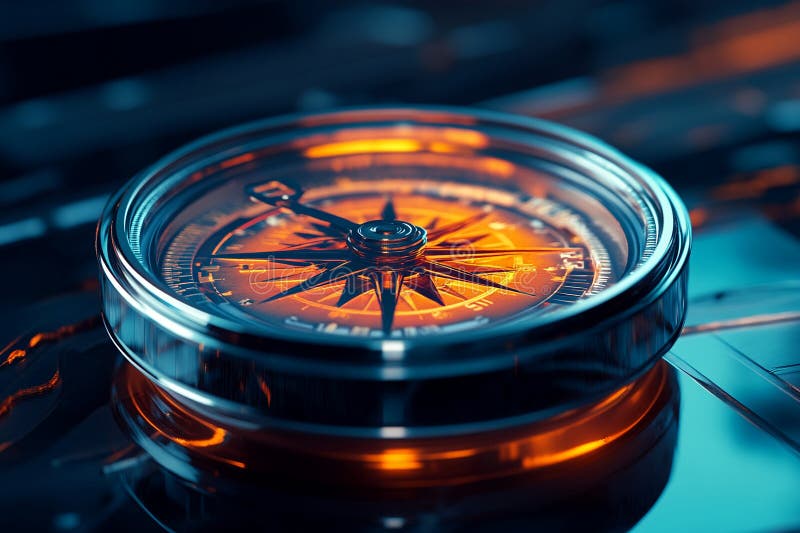 Navigate Your Business To Success With This Modern Digital Compass Strategic Planning Growth