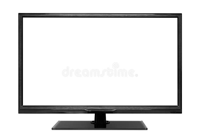 Modern Digital Computer Monitor Isolated on White Stock Photo - Image ...