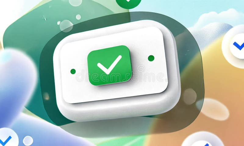 Modern Digital Confirmation Button Stock Video - Video of digital ...