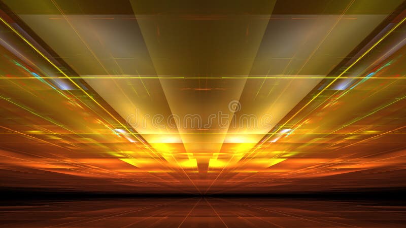 Modern Digital 3d Building of the City of the Future, Bright Glowing ...