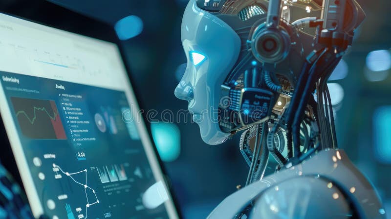 The Modern Digital Display Features Vibrant Holographic Elements and ...