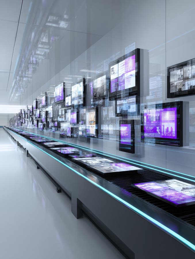 Modern Digital Display Technology Showcased in an Innovative Exhibition ...