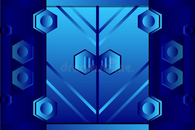 Modern Digital Door Vector Design. Stock Vector - Illustration of ...