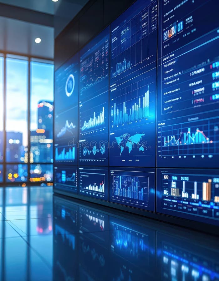 Modern Digital Financial Dashboard with Analytics Charts and Data ...