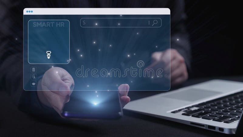 Futuristic Interface for Smart Human Resources Management Featuring AI ...