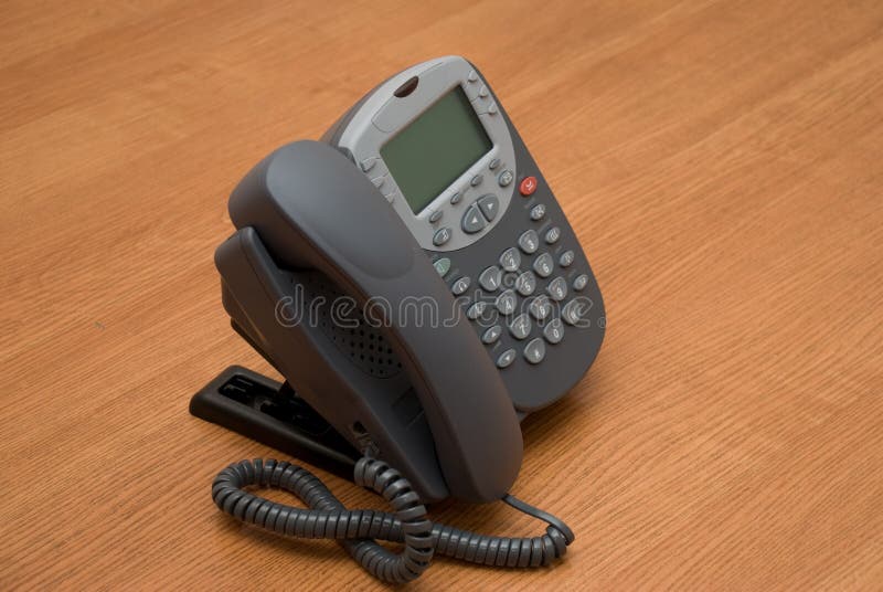 Modern digital IP phone stock photo. Image of mobility - 4370642