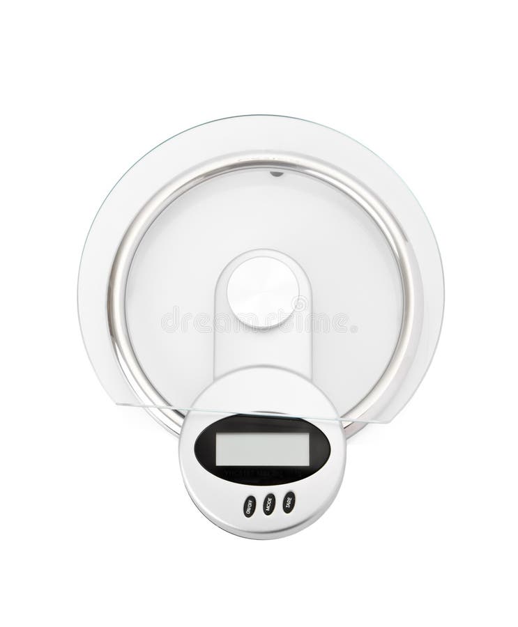 Modern Digital Kitchen Scale Stock Image - Image of measuring, kilogram ...
