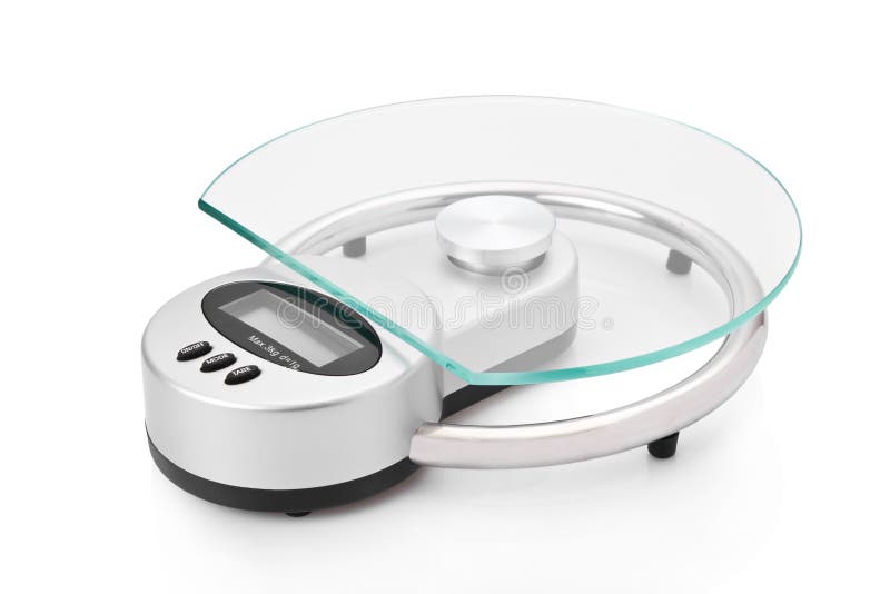 Digital kitchen scale stock image. Image of balance, metric - 9011123