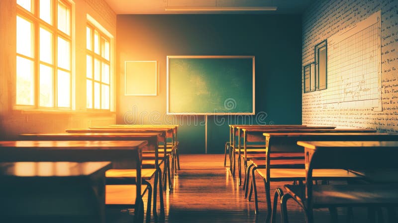 Modern Digital Learning Classroom with Interactive Technology and ...