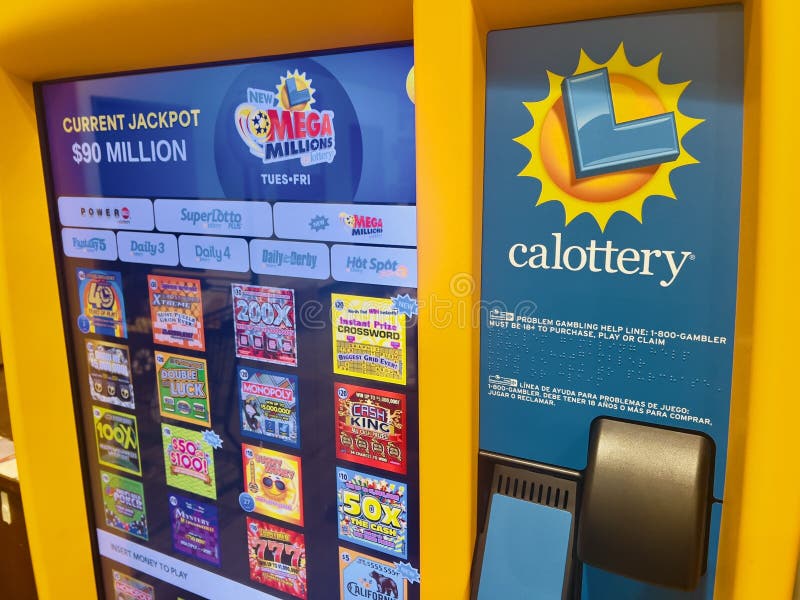Digital Lottery Ticket Vending Machine Editorial Stock Image - Image of ...