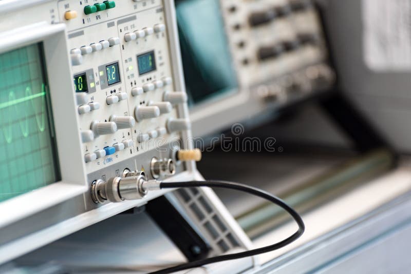 Modern Digital Measuring Instruments. High-frequency Equipment Stock ...