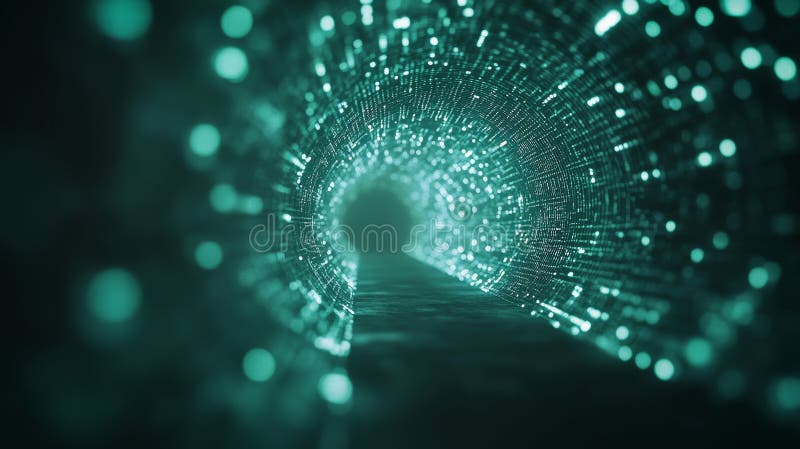 A Modern Digital Pathway with Bright Circuits and a Shining Portal ...