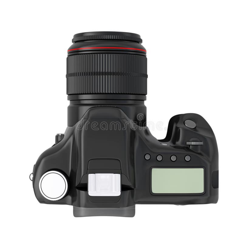 Modern Digital Photo Camera. 3d Rendering Stock Illustration ...