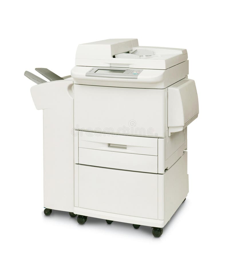 Digital Printer - Printing Machine Stock Image - Image of books ...