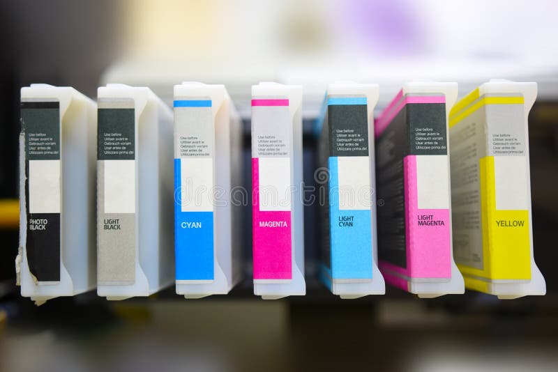 Modern Digital Printing Press Stock Photo - Image of cmyk, press: 107684530