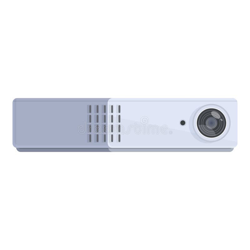 Modern Digital Projector Icon Isolated on White Background Stock Vector ...