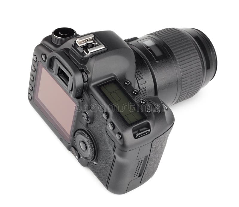 Modern digital SLR camera stock image. Image of digital - 26964593