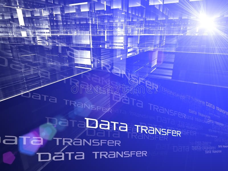 Modern Digital Technologies Stock Illustration - Illustration of ...