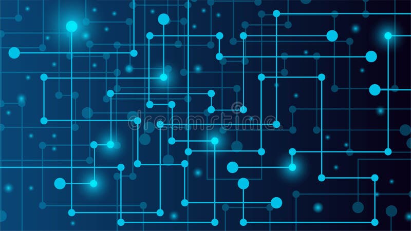 Modern Digital Technology and Computing Concept Background Stock Vector ...