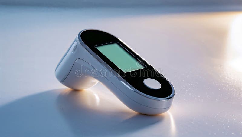 Digital Medical Thermometer Device for Measuring Body Temperature on a ...