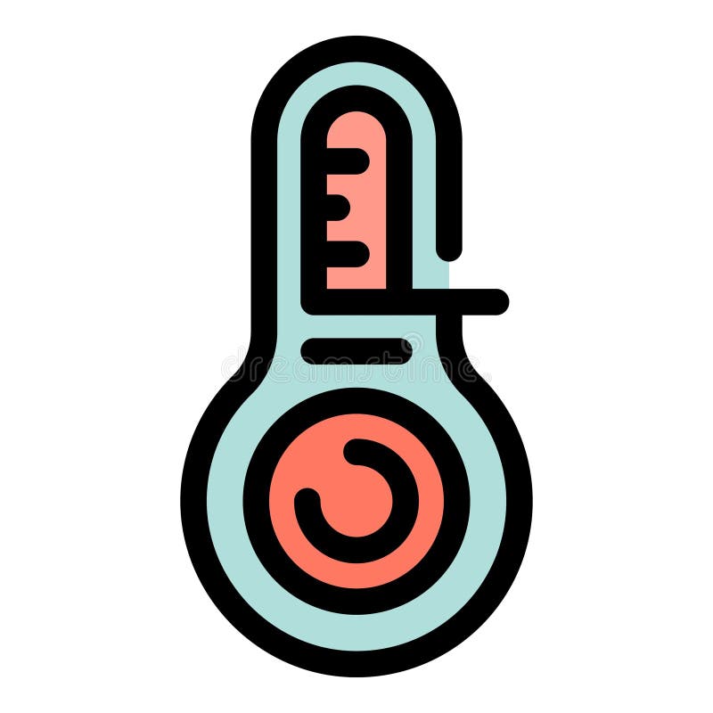 Modern Digital Thermometer Measuring Temperature Icon Vector Outline ...