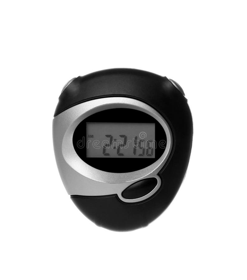 Modern Digital Timer on White. Measuring Tool Stock Image - Image of ...