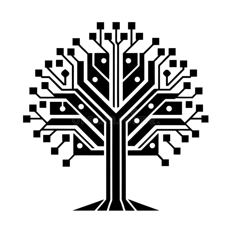 Modern Digital Tree Stock Illustrations – 59,072 Modern Digital Tree ...