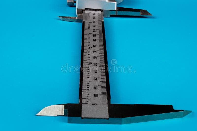 Modern Digital Vernier Caliper Close-up. Accurate Measurement of ...