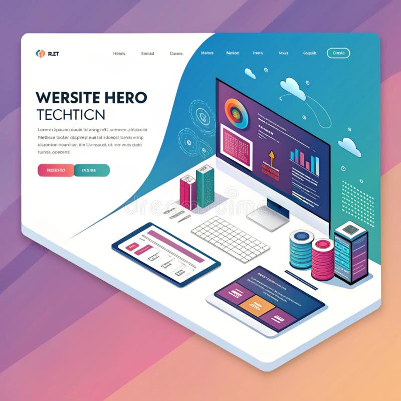 Modern Digital Workspace Showcasing Website Analysis Tools Stock Photo ...