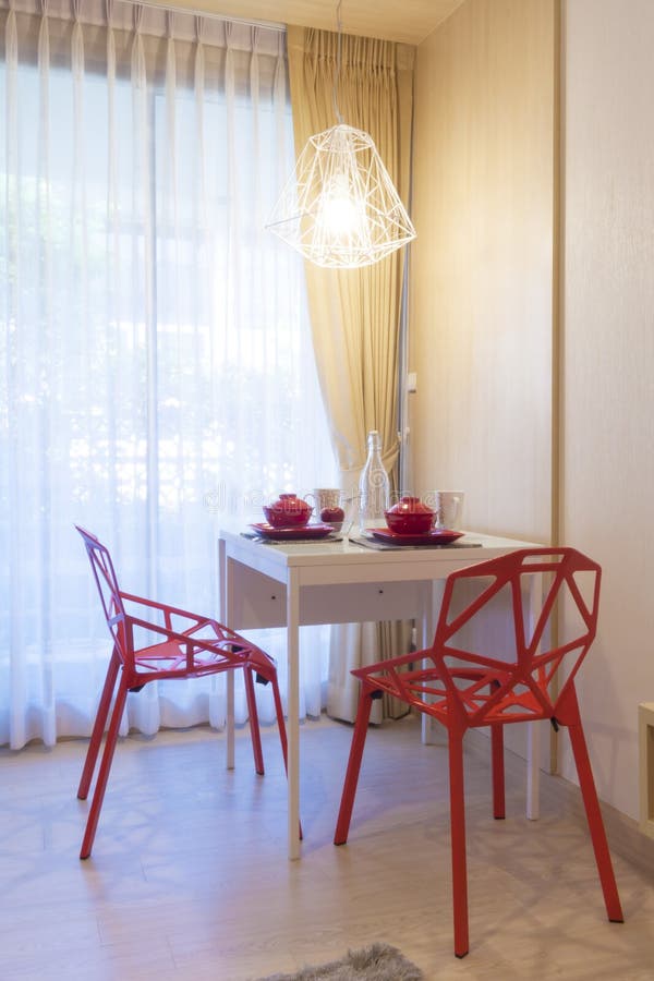 Modern dining table stock photo. Image of holiday, elegance - 31565612