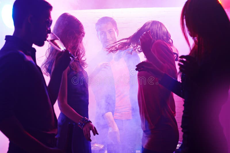 Modern disco stock photo. Image of people, disco, dancing - 68673598
