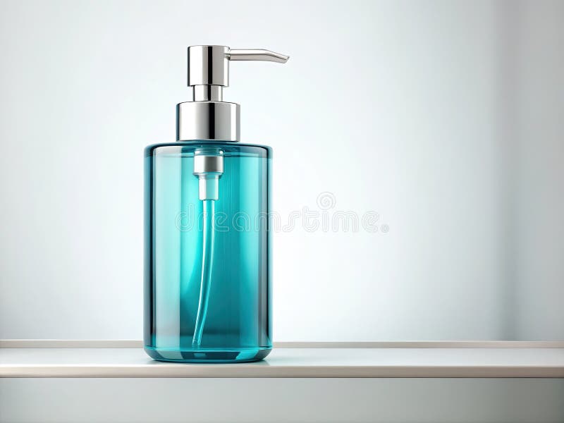 Modern Dispenser Bottle Shelf Mockup a Stylish Functional Storage ...