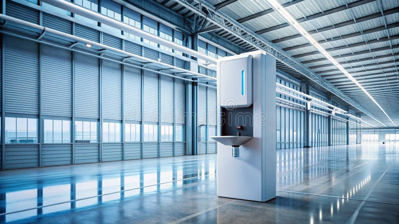 Modern Dispensing Unit in Industrial Setting Sleek Design and Efficient ...