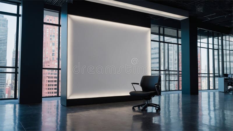 Modern Display Stand with Panoramic View during Scenic Sunset Stock ...