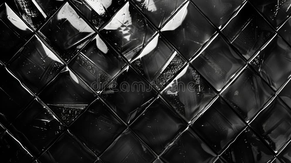 Modern Distorted Black Tile Wall Texture Stock Photo - Image of ...