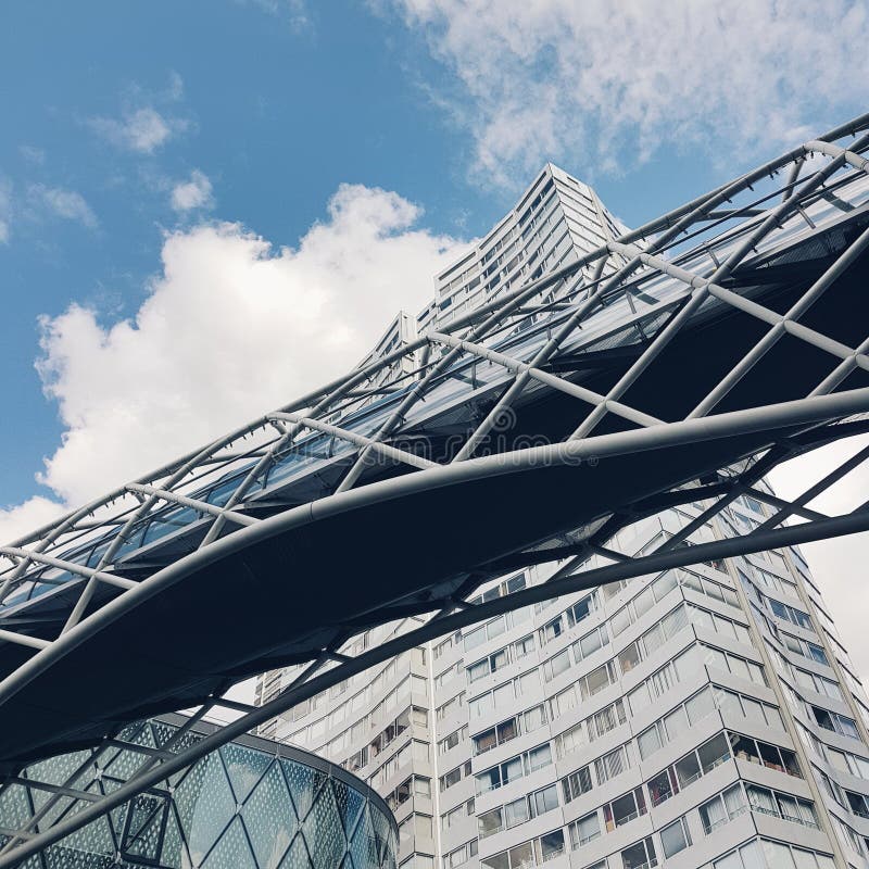 Modern District and Modern Building in Paris, France Stock Image ...
