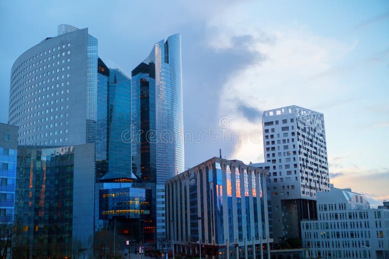 Modern Paris stock image. Image of design, chicago, construction ...