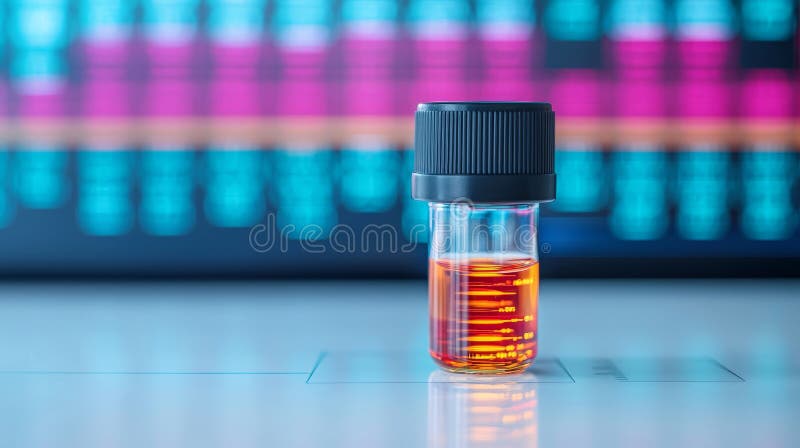 Modern DNA Analysis in Laboratory Setting Stock Illustration ...