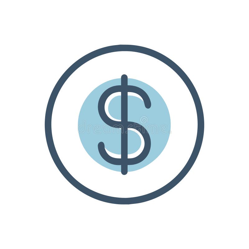 Modern Dollar Sign Logo Design Stock Illustration - Illustration of ...