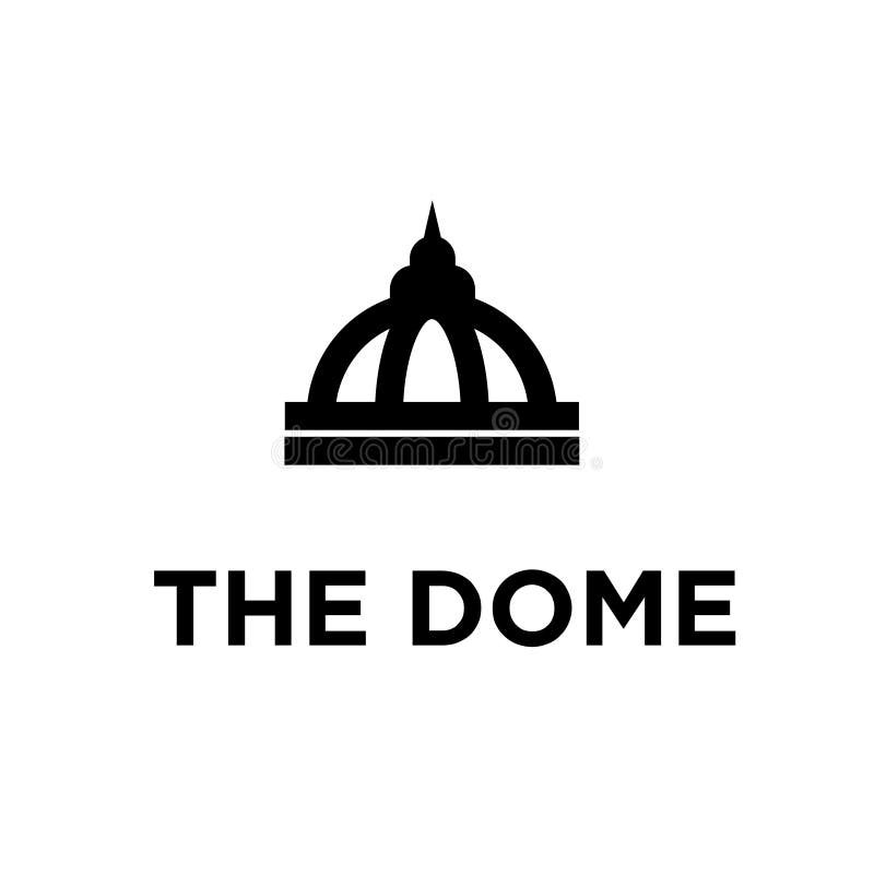 The Modern Dome Palace Creative Logo Design. Template Vector ...
